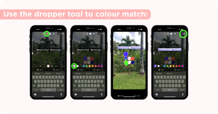 How to Add Brand Colours to Your Text in Instagram Stories and Reels ...