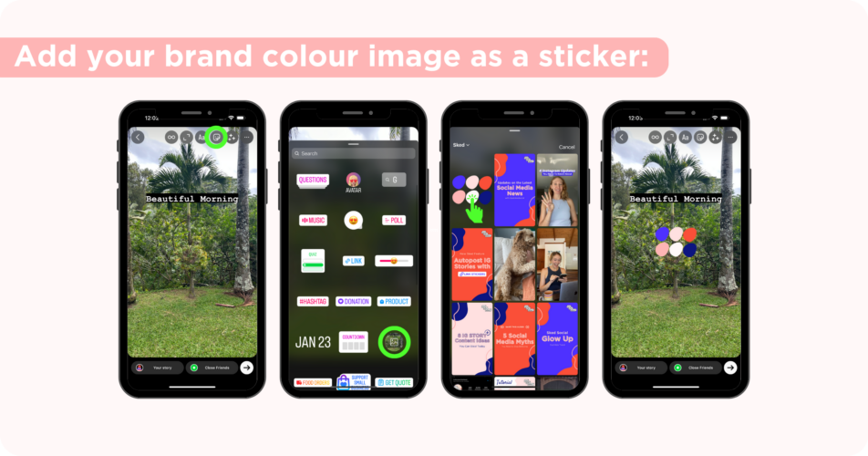 How to Add Brand Colours to Your Text in Instagram Stories and Reels ...